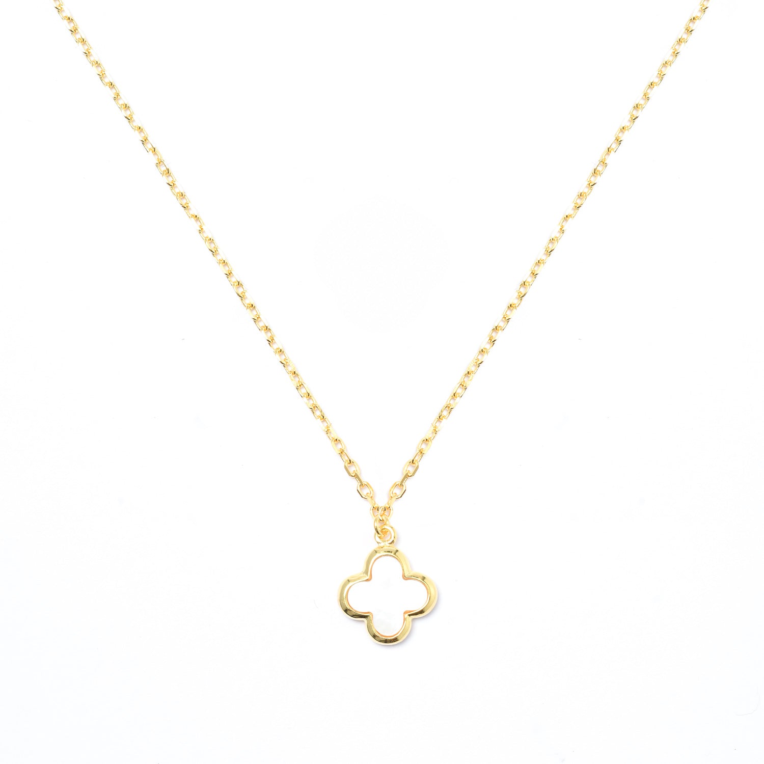Clover design Necklace Gold – Paloma + Co