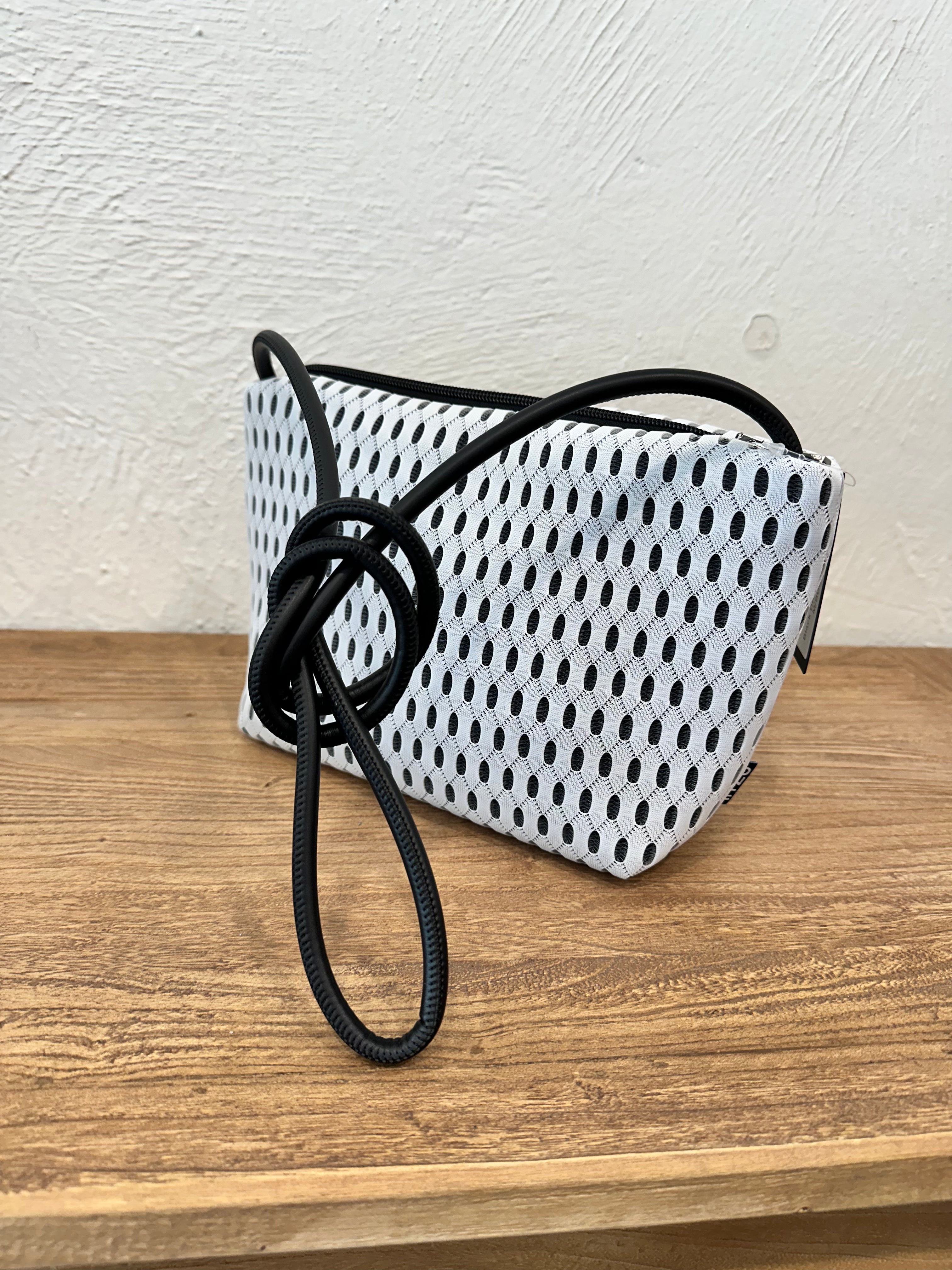 InZu Mouse Black Drops on White Crossbody Bag – Paloma + Co